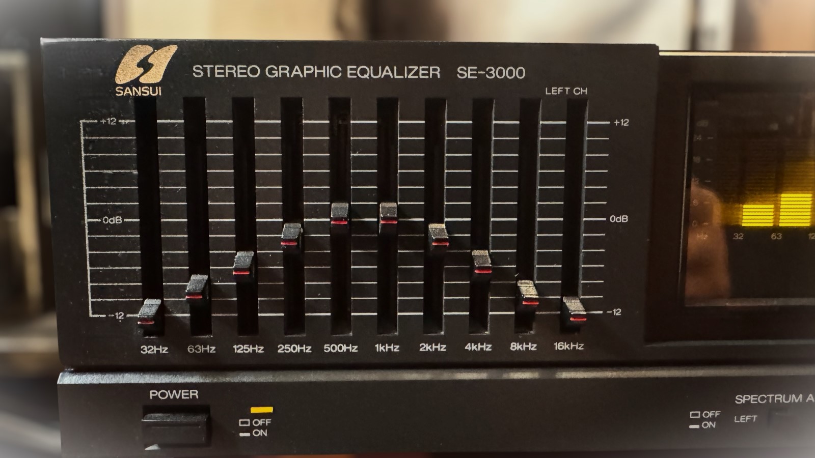 Sansui SE-3000 10-bands grafische equalizer